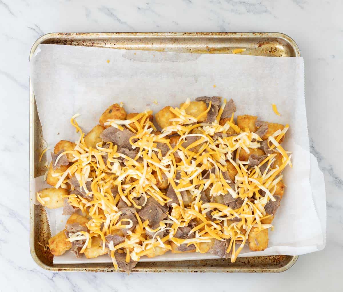 Copycat Domino’s Philly Cheesesteak Loaded Tots: Better Than the Original!