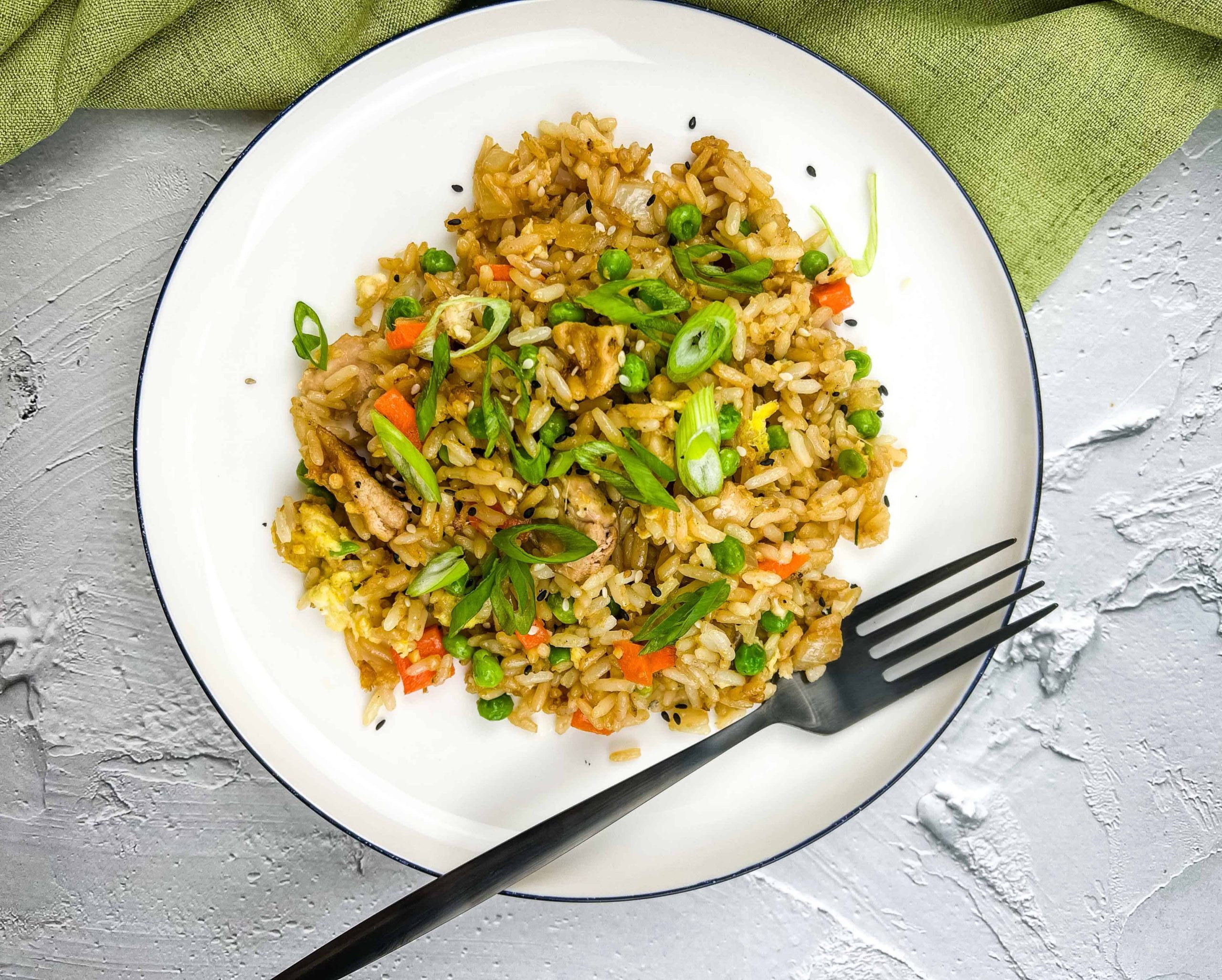 Turkey Fried Rice - Dinner by Six