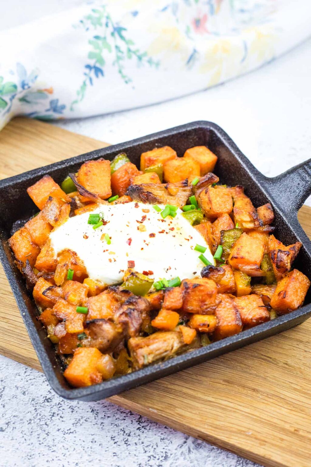 Pulled Pork & Sweet Potato Hash - Dinner by Six
