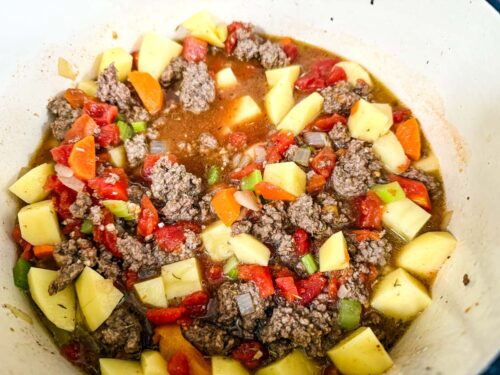 Classic Hamburger Stew - Dinner by Six