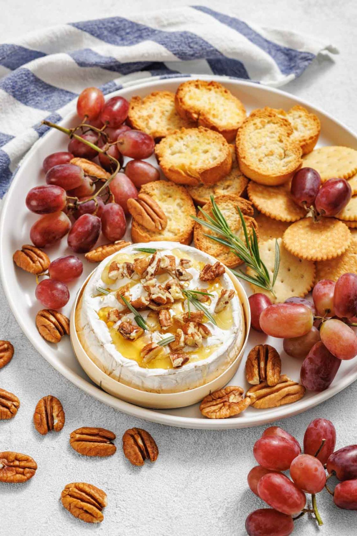 Baked Brie with Honey and Pecans Recipe by Chef Jenn - Dinner by Six