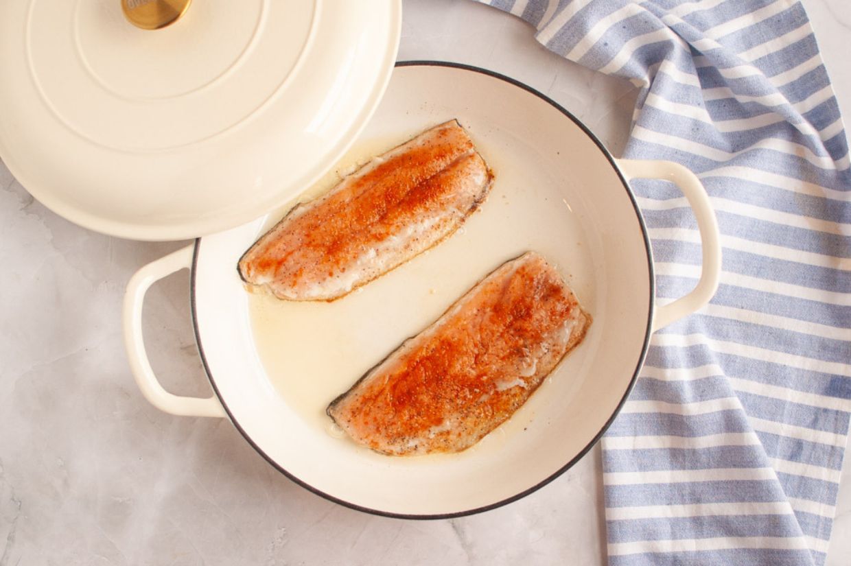 Seared Salmon with Avocado Salsa - Dinner by Six