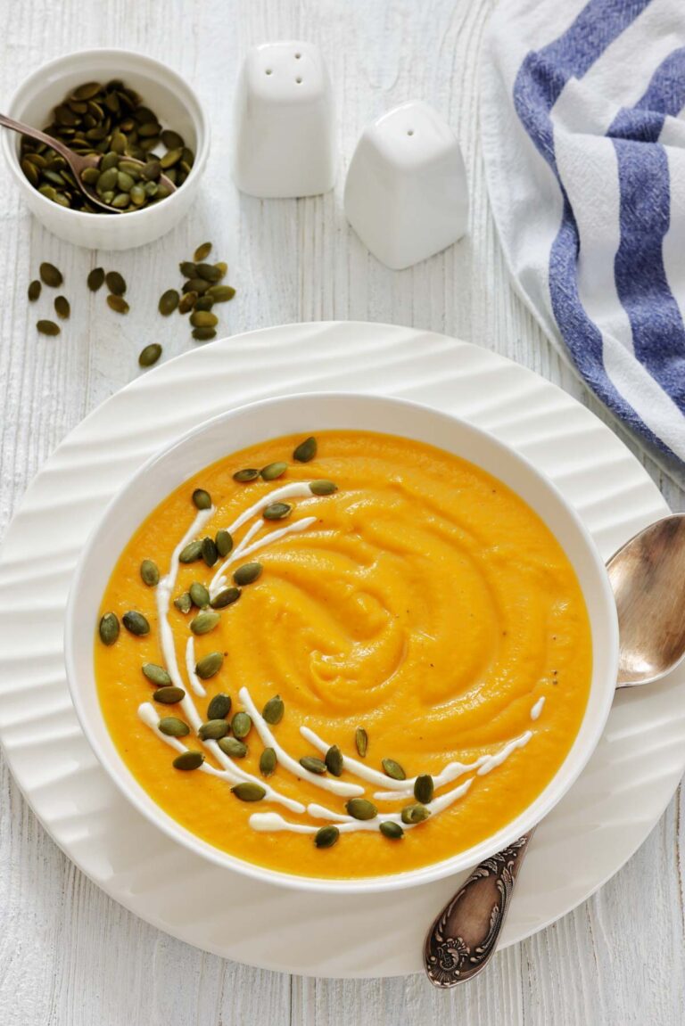 Creamy Pumpkin Soup - Dinner by Six